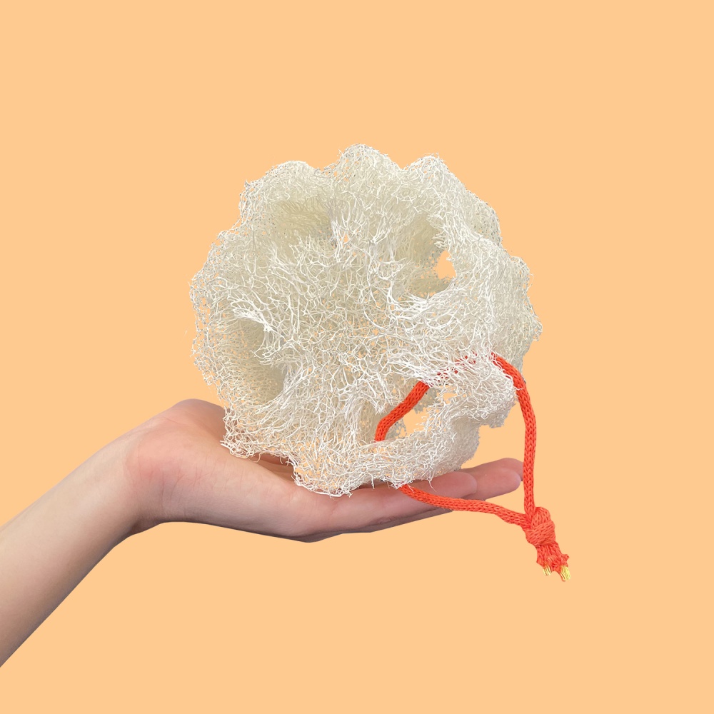 Loofee luffa szivacs zöldség és gyümölcsmosáshoz • 1db - Bibo